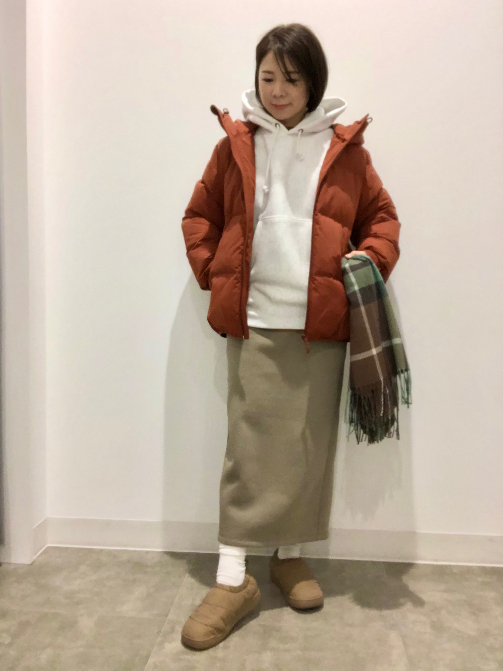 ヒートパデッドブルゾン、ハーフジップセーター(長袖)」の着用 ヒートパデッドブルゾン、ハーフジップセーター(長袖)」の着用