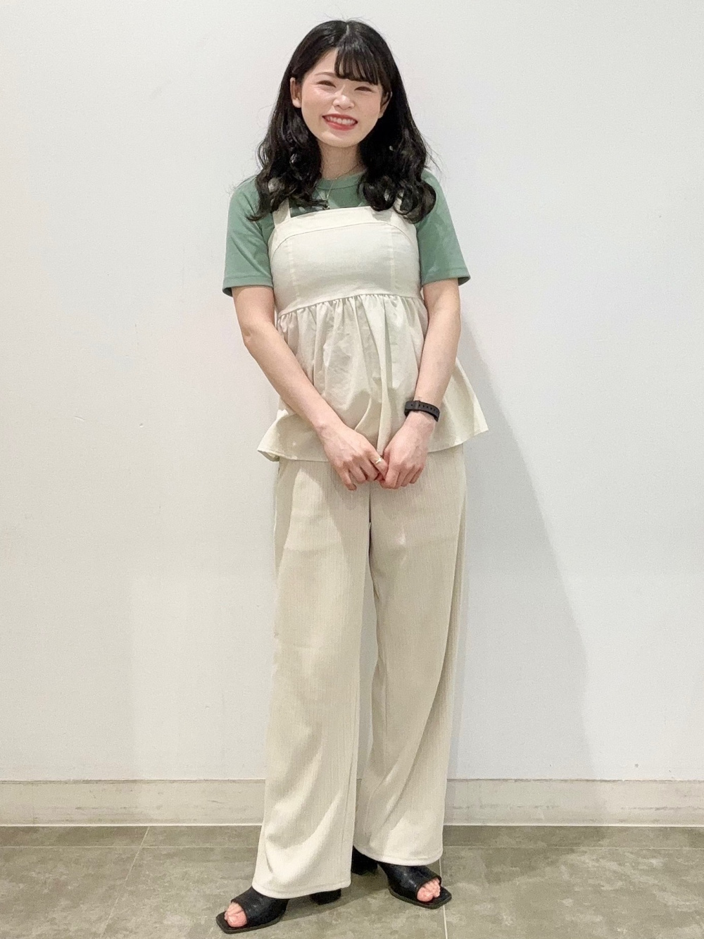 ギャザースリーブT(7分袖)Z、ロングジレZ+E(セットアップ可能 ギャザースリーブT(7分袖)Z、ロングジレZ+E(セットアップ可能