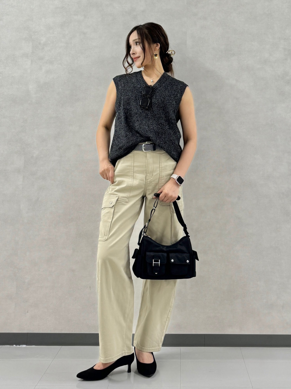 「STYLE-HEAT圍巾、口袋手提包」的穿搭靈感 | GU