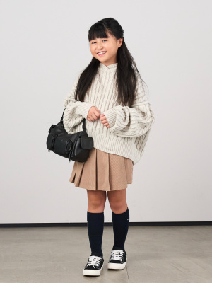 GU公式 | GIRLSケーブルニットクロップドパーカJR GU公式 | GIRLSケーブルニットクロップドパーカJR