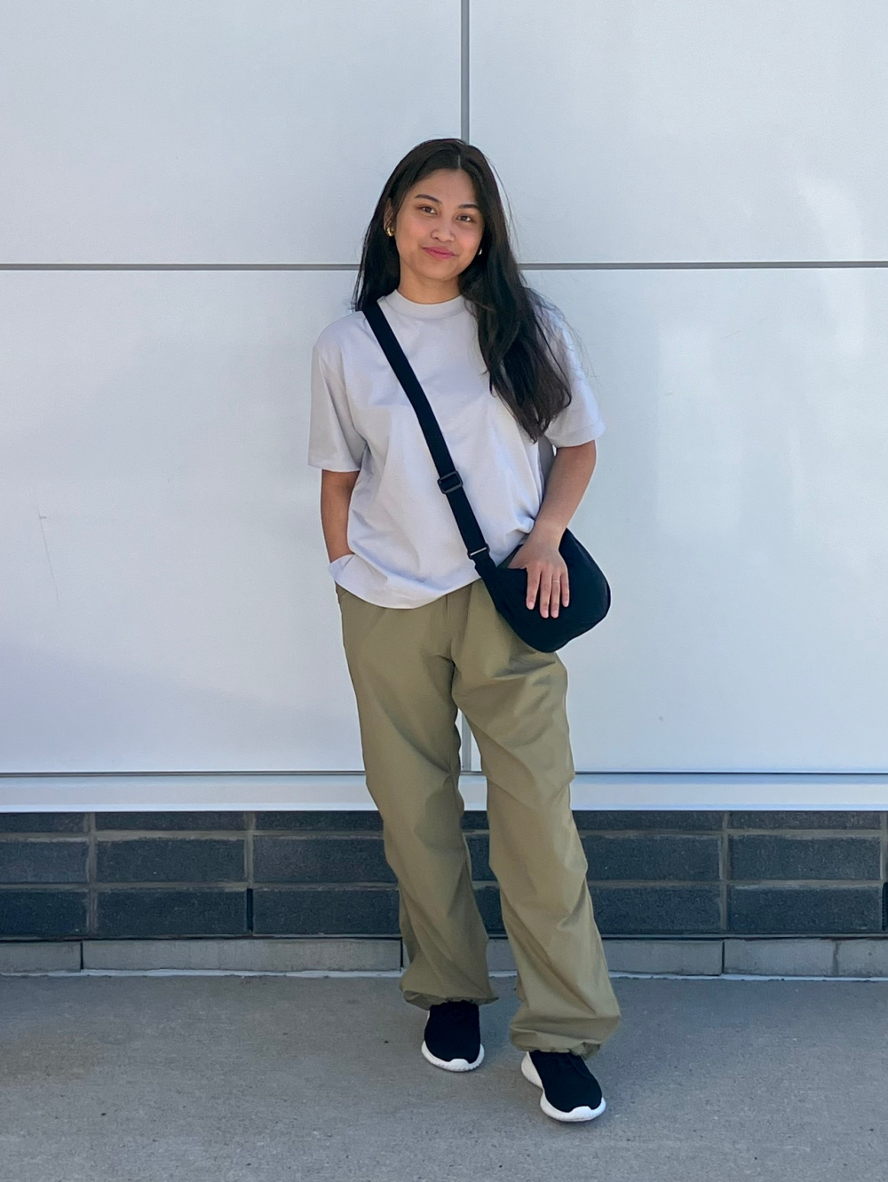 Check styling ideas for「Linen Blend Camisole Dress、Round Mini Shoulder ...