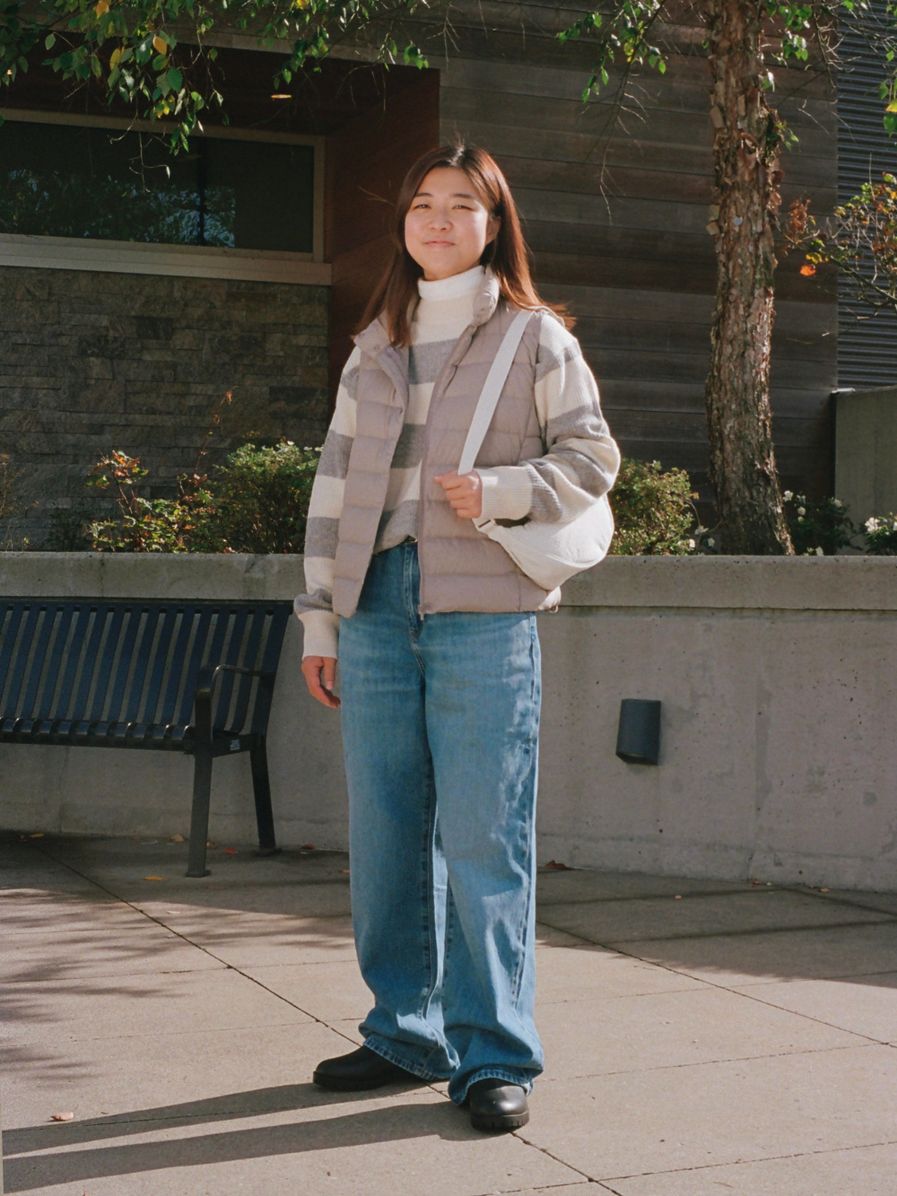 Check styling ideas for「Linen Blend Camisole Dress、Round Mini Shoulder ...
