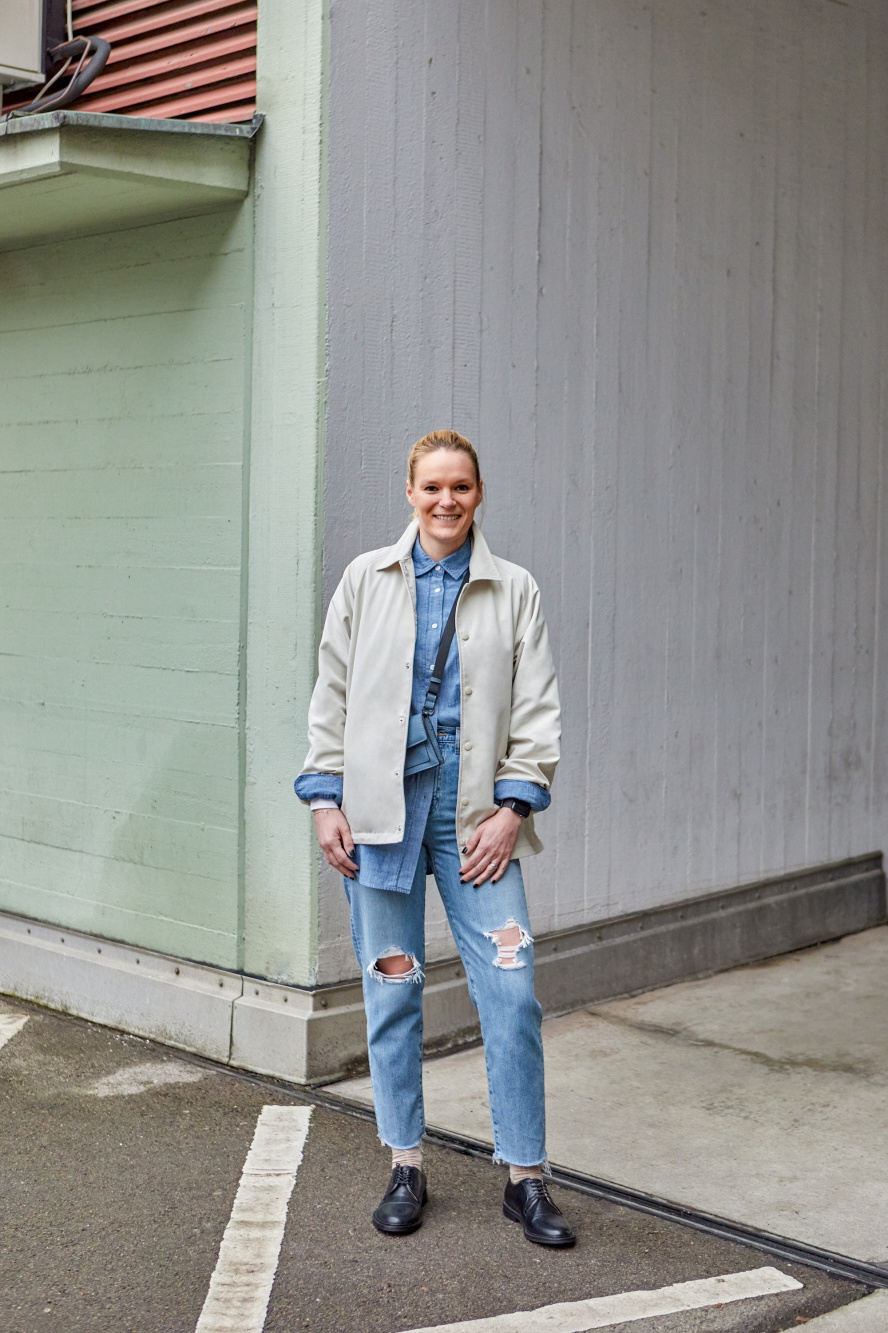 Check styling ideas for「Peg Top High Rise Jeans」| UNIQLO AU