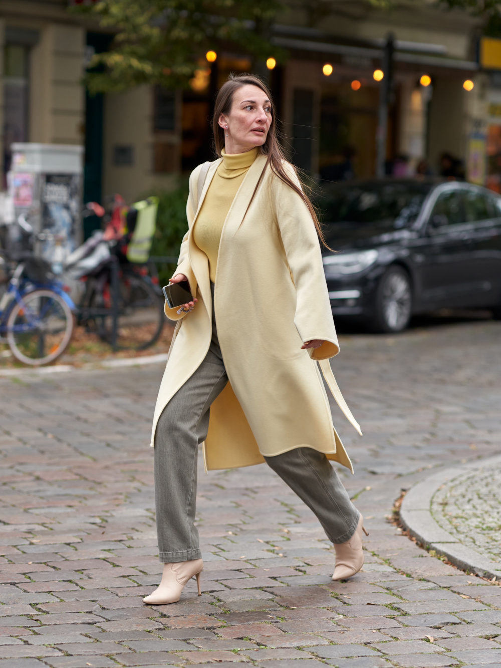 Check styling ideas for「Soufflé Yarn High Neck Jumper、Oversized Jacket ...