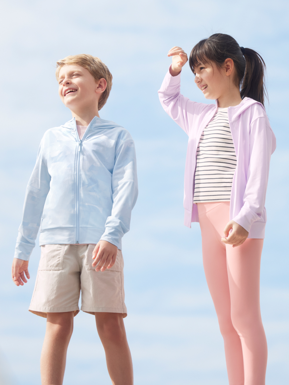 Shop looks for「KIDS AIRism UV Protection Full Zip Hoodie Print、KIDS ...