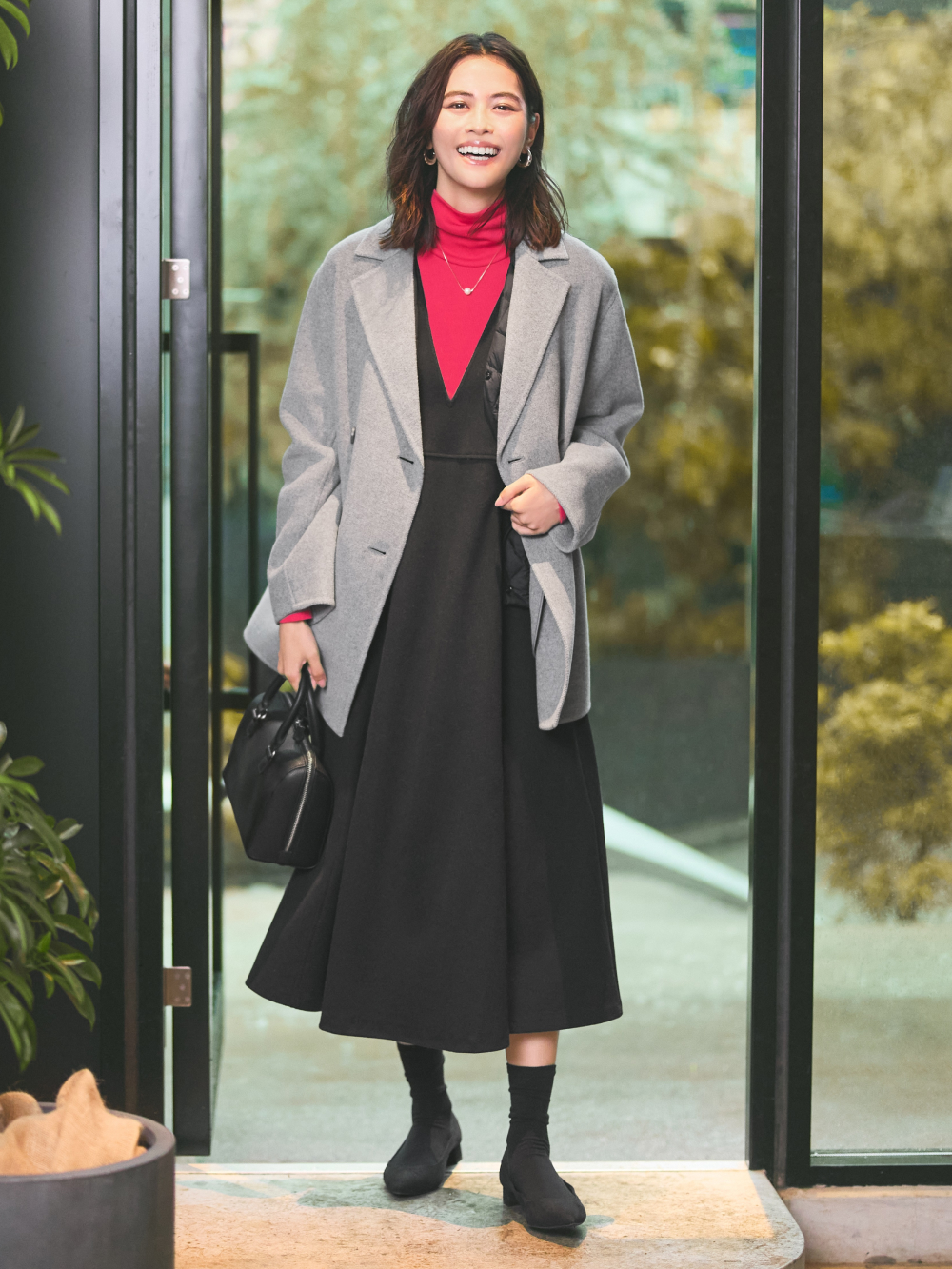 Shop Looks For「heattech Extra Warm Seamless Ribbed Turtle Neck Long