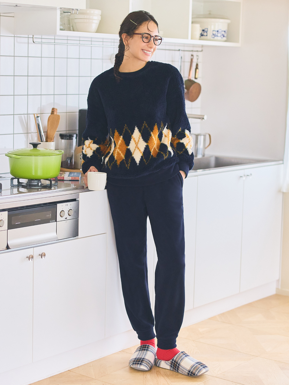 Shop looks for「HEATTECH Socks (Ribbed)、Flannel Room Shoes」| UNIQLO AU