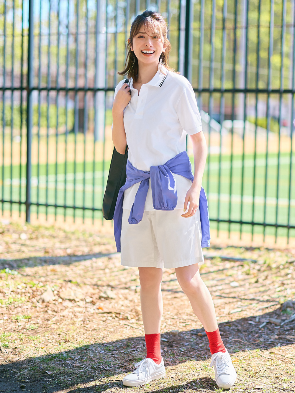 Shop looks for「Cotton Linen Stand Collar Long Sleeve Shirt、Chino Shorts ...