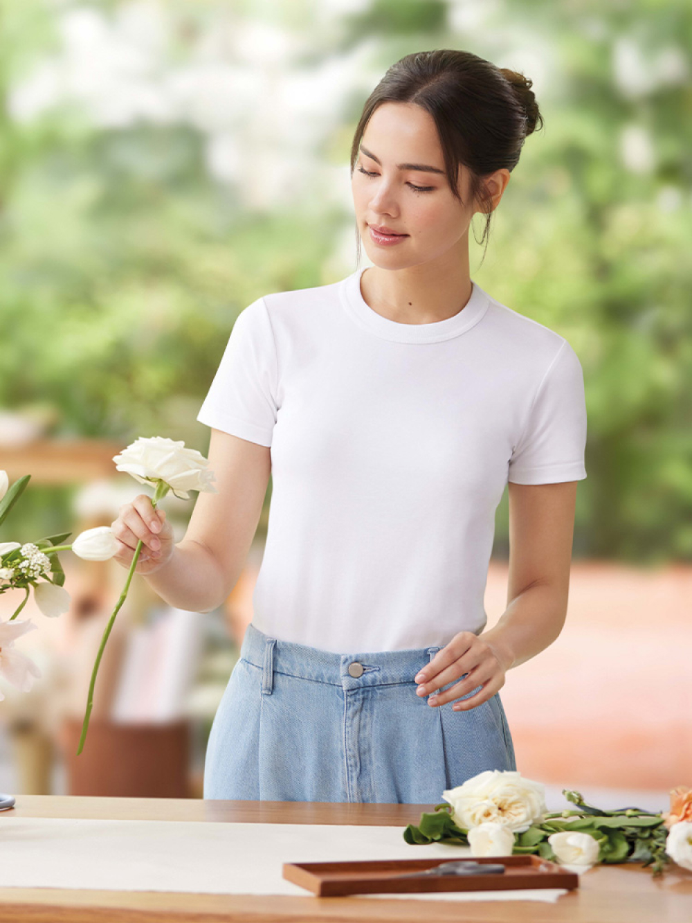 Shop looks for「AIRism Cotton Boat Neck Bra Camisole、UV Protection Crew ...