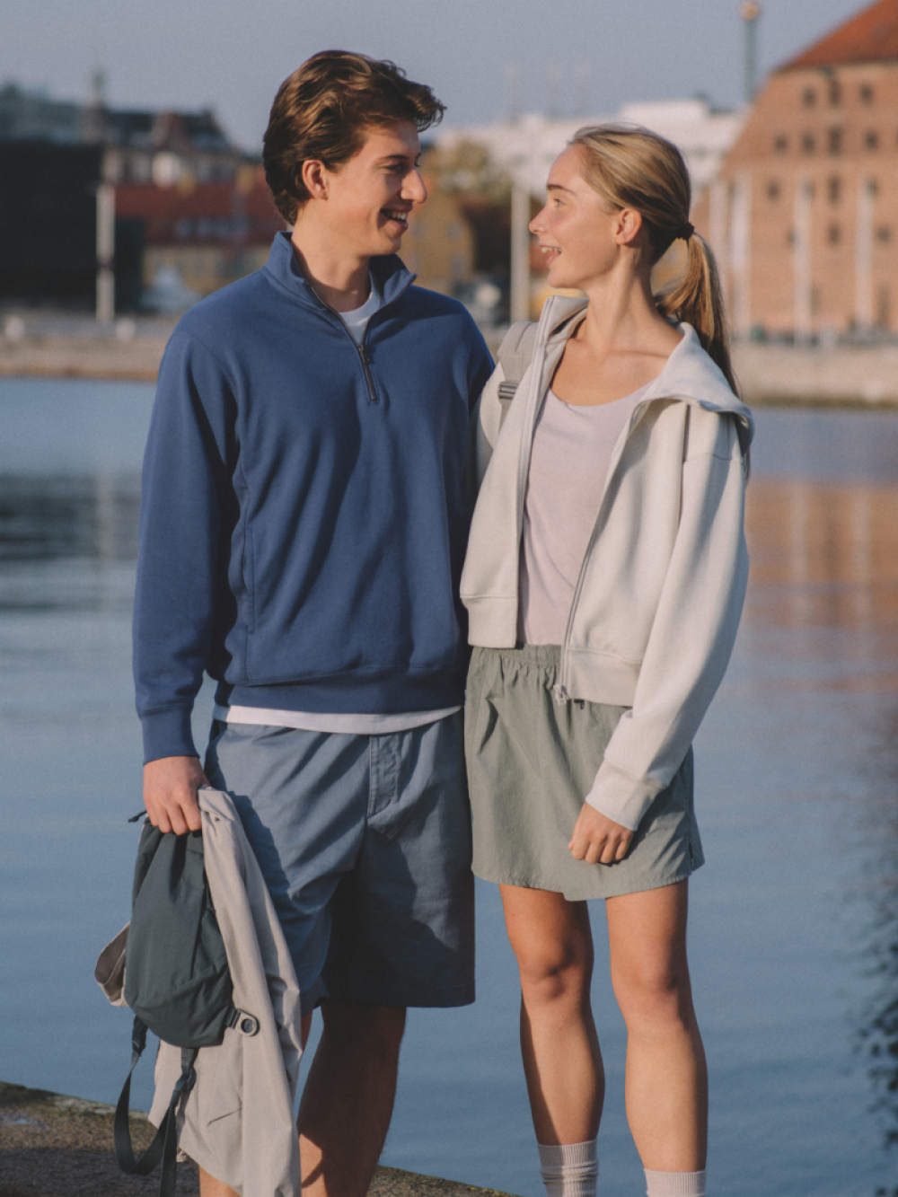 Dapatkan look produk「Jaket Parka Saku Proteksi Sinar UV (Water ...