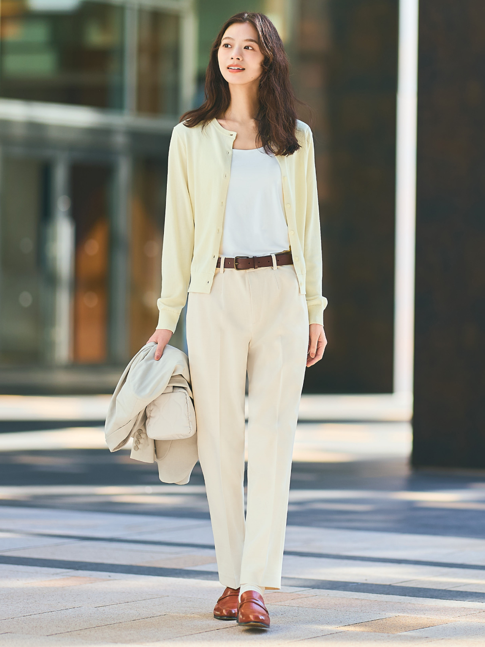 Dapatkan look produk「Jaket Parka Saku Proteksi Sinar UV (Water ...