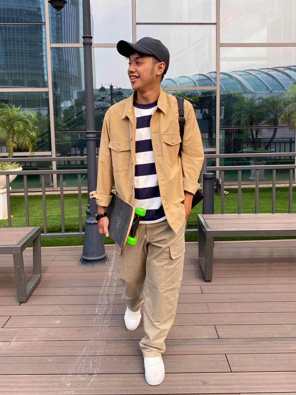 Check styling ideas for「Over Shirt Jacket (Jersey)」| UNIQLO PH
