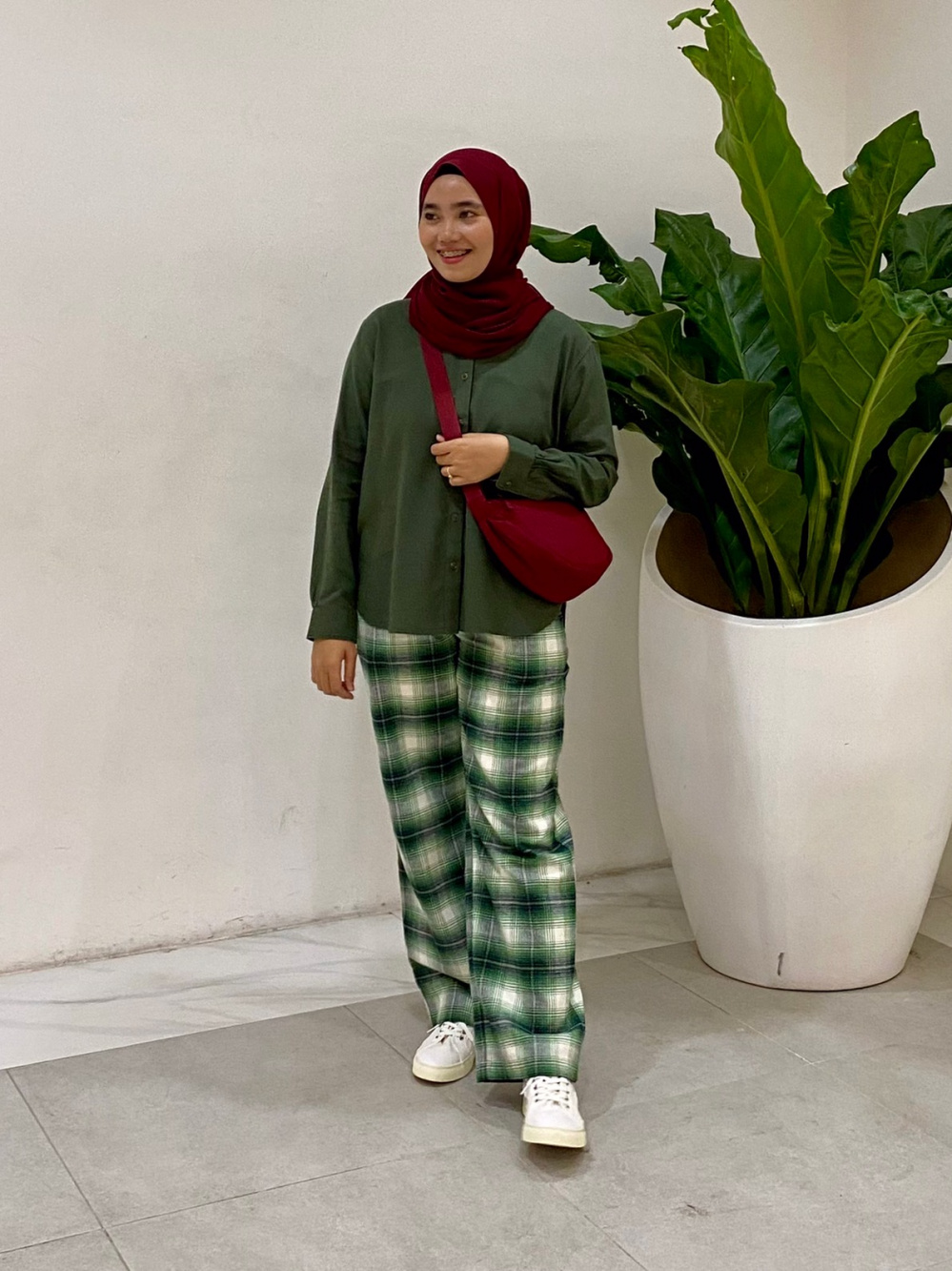 Check styling ideas for「Smooth Jersey Lined Parka、Pleated Wide Pants ...