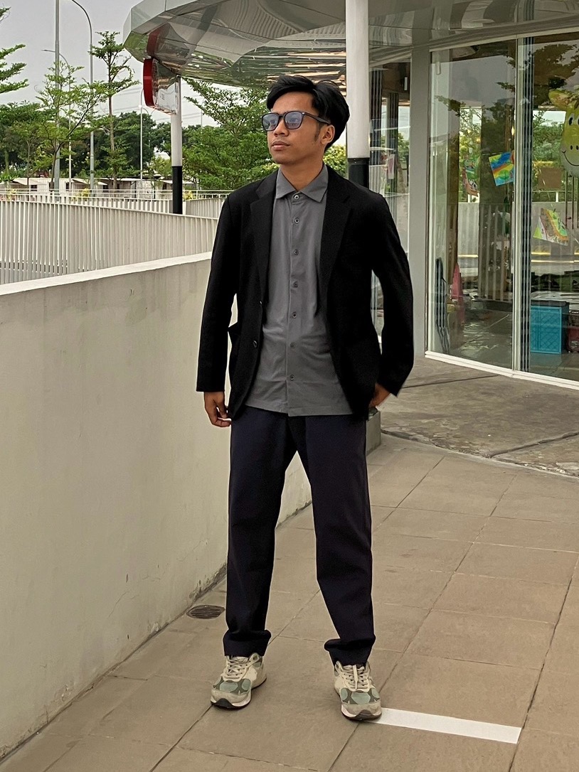 Check styling ideas for「Comfort 2 Buttons Jacket (Solid)」| UNIQLO TH