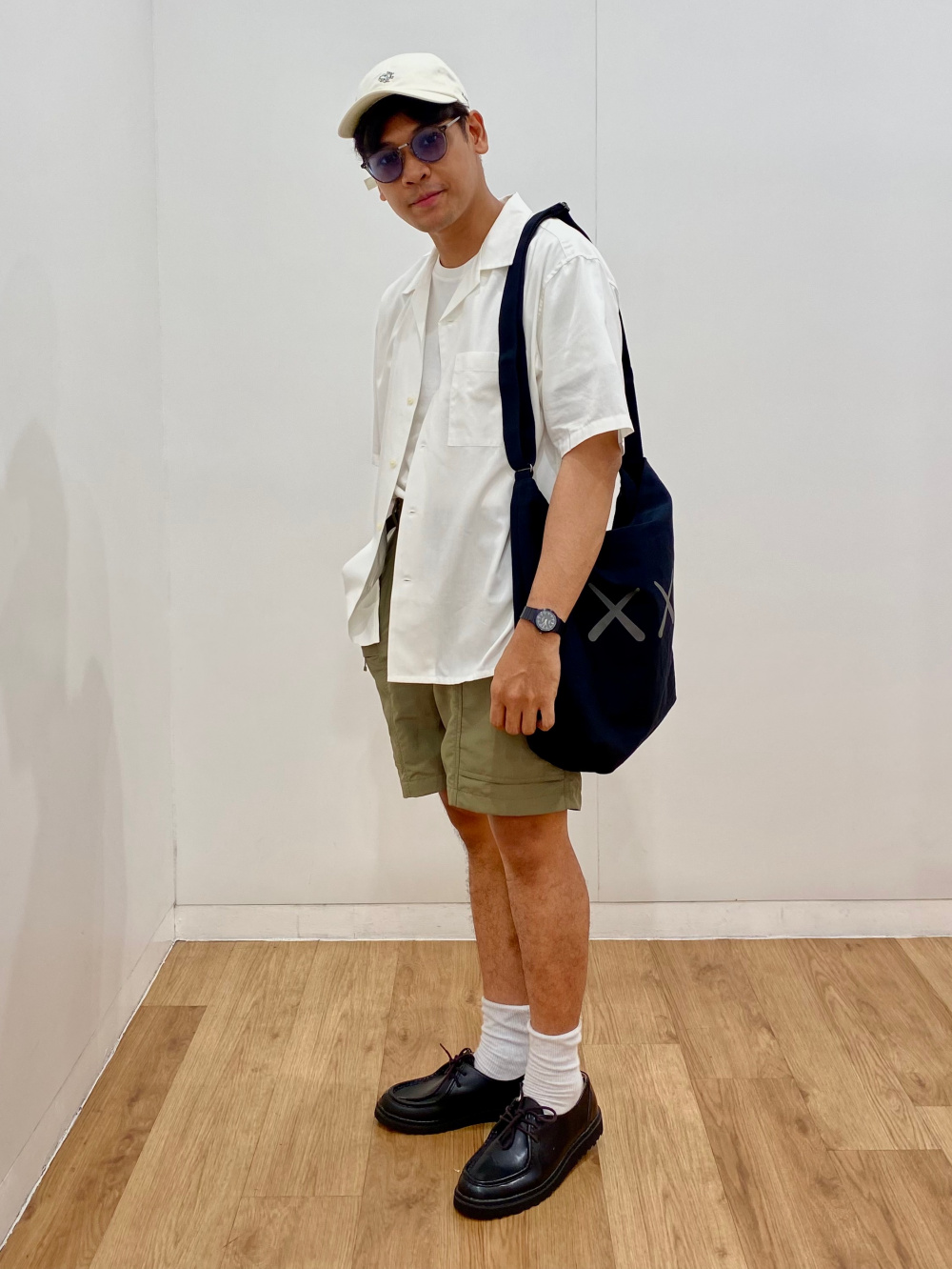Check styling ideas for「Cargo Pants、Modal Cotton Open Collar Short ...