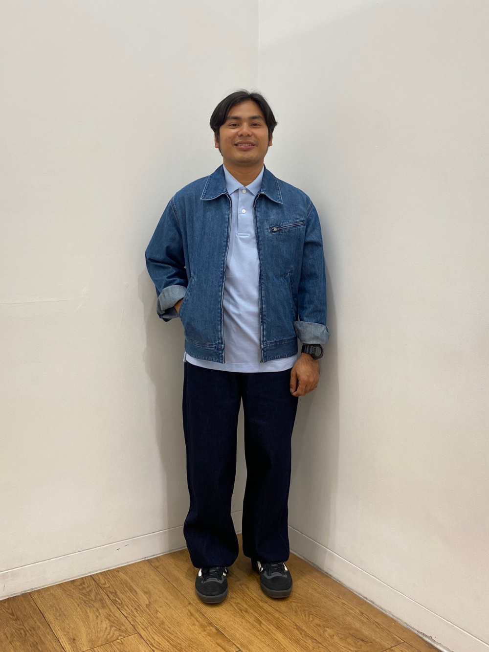 Check styling ideas for「Peanuts Short Sleeve UT、Zip Up Blouson | Denim ...