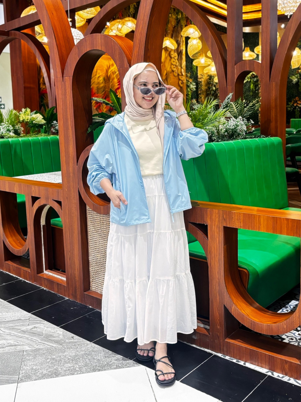 Check styling ideas for「Pocketable UV Protection Parka (Water-Repellent ...