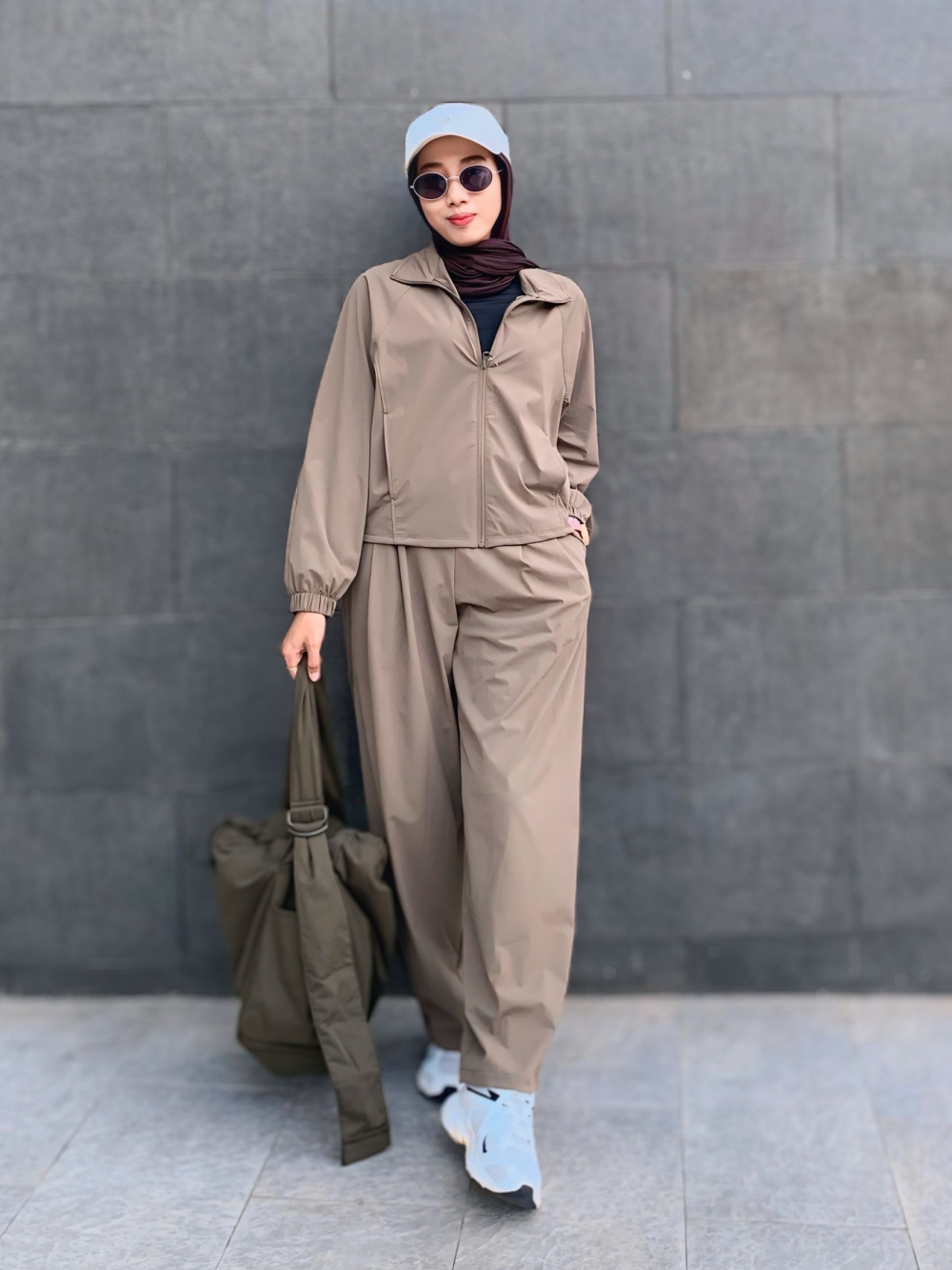 Check styling ideas for「Ultra Stretch Active Blouson UV Protection ...