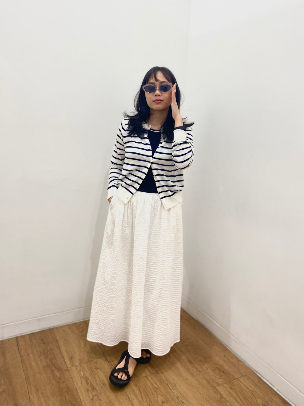 ดูไอเดียสไตล์การแต่งตัวสำหรับ「เสื้อเชิ้ต ผ้าเดนิม ทรงหลวม | แขนยาว ...