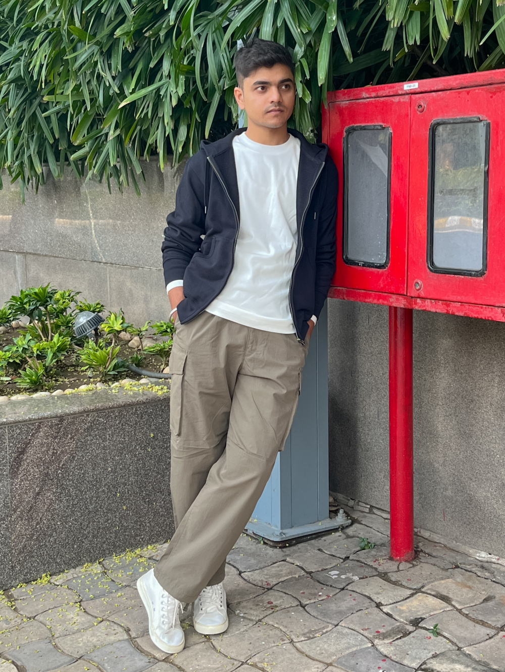 Check styling ideas for「Soft Brushed Crew Neck Long Sleeve T-Shirt ...