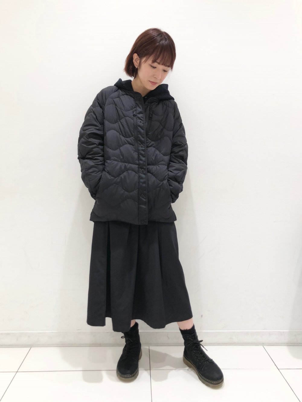 「スウェットプルパーカ（長袖）、ウルトラライトダウンリラックスジャケット 2021年モデル」の着用コーディネート| ユニクロ