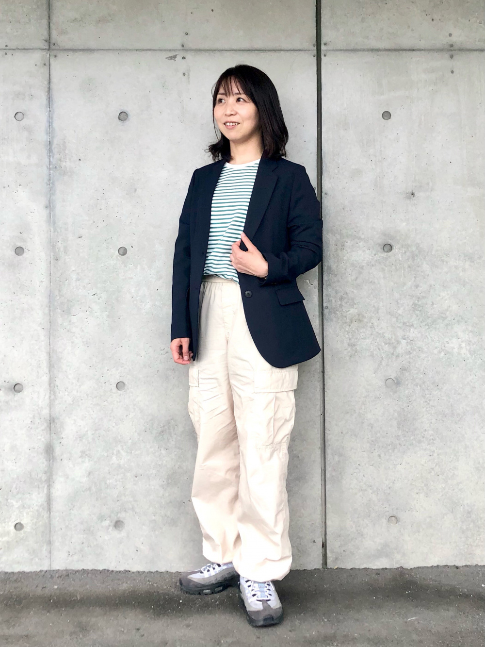 「ウルトラストレッチエアリズムワンピース（ノースリーブ・標準丈・112.5～123.5cm）、感動ジャケット セットアップ可能」の着用 ...