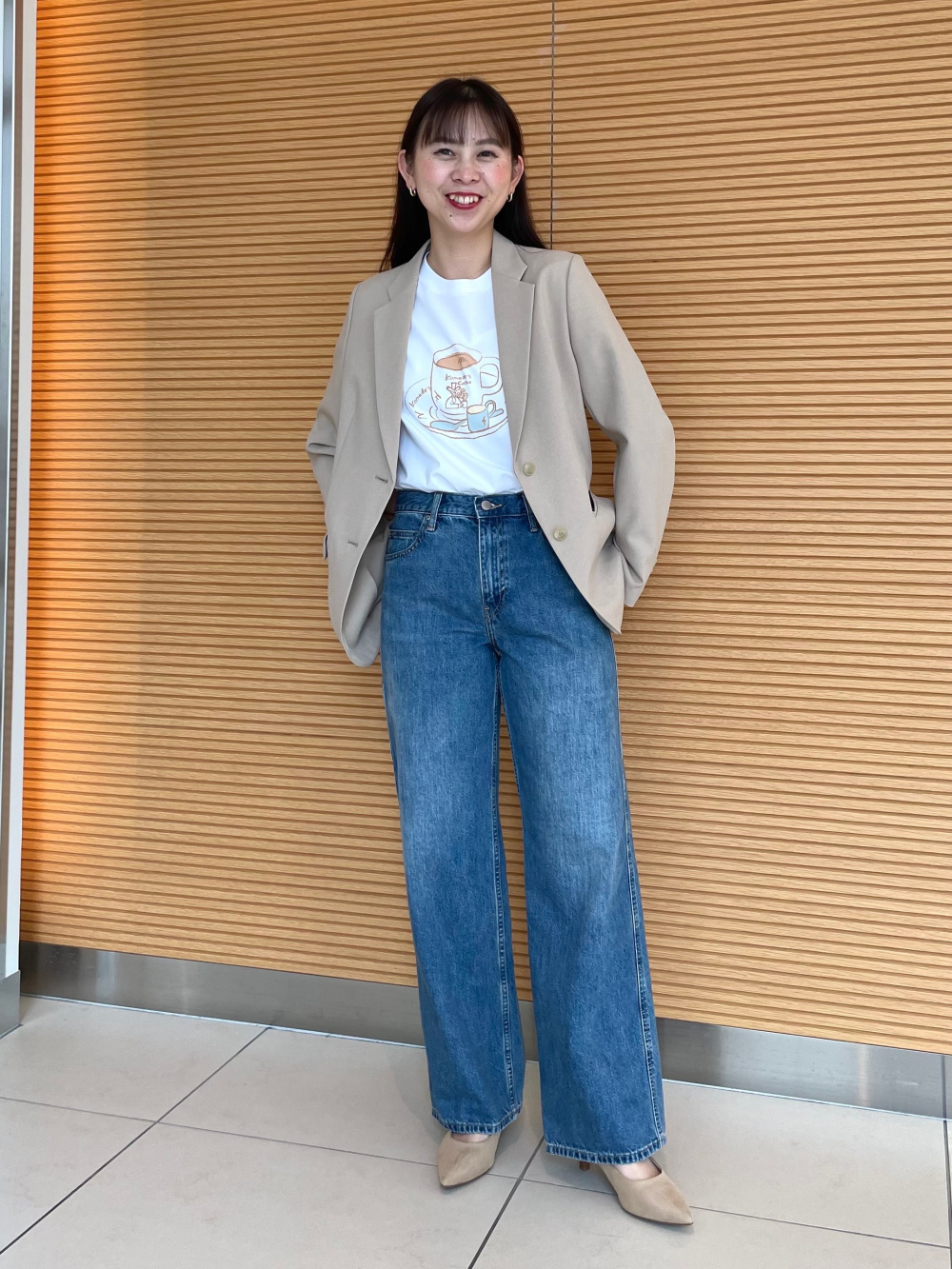 「ウルトラストレッチエアリズムワンピース（ノースリーブ・標準丈・112.5～123.5cm）、感動ジャケット セットアップ可能」の着用 ...