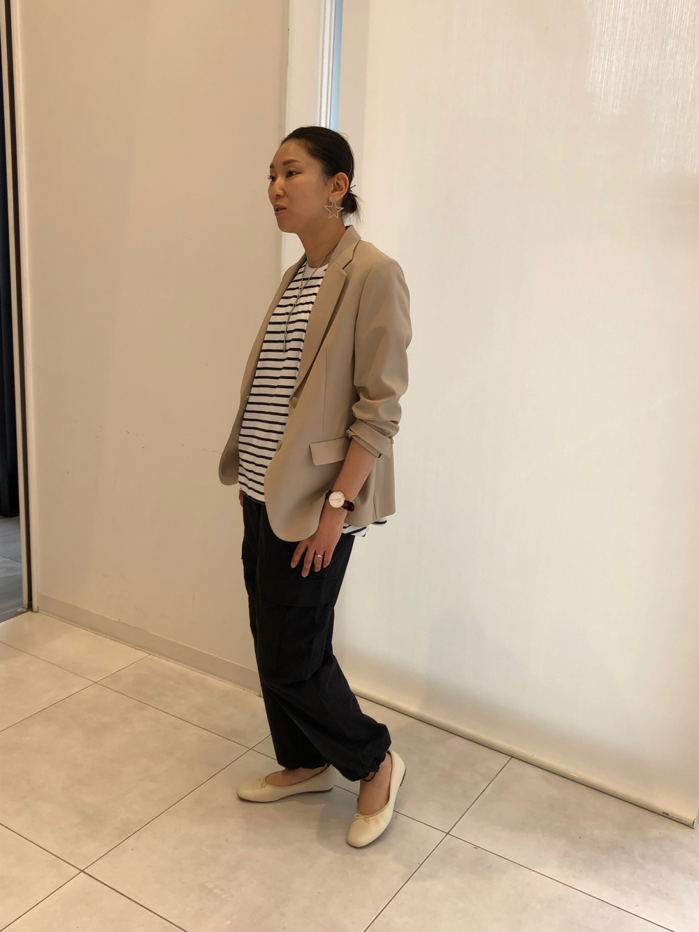 「ウルトラストレッチエアリズムワンピース（ノースリーブ・標準丈・112.5～123.5cm）、感動ジャケット セットアップ可能」の着用 ...