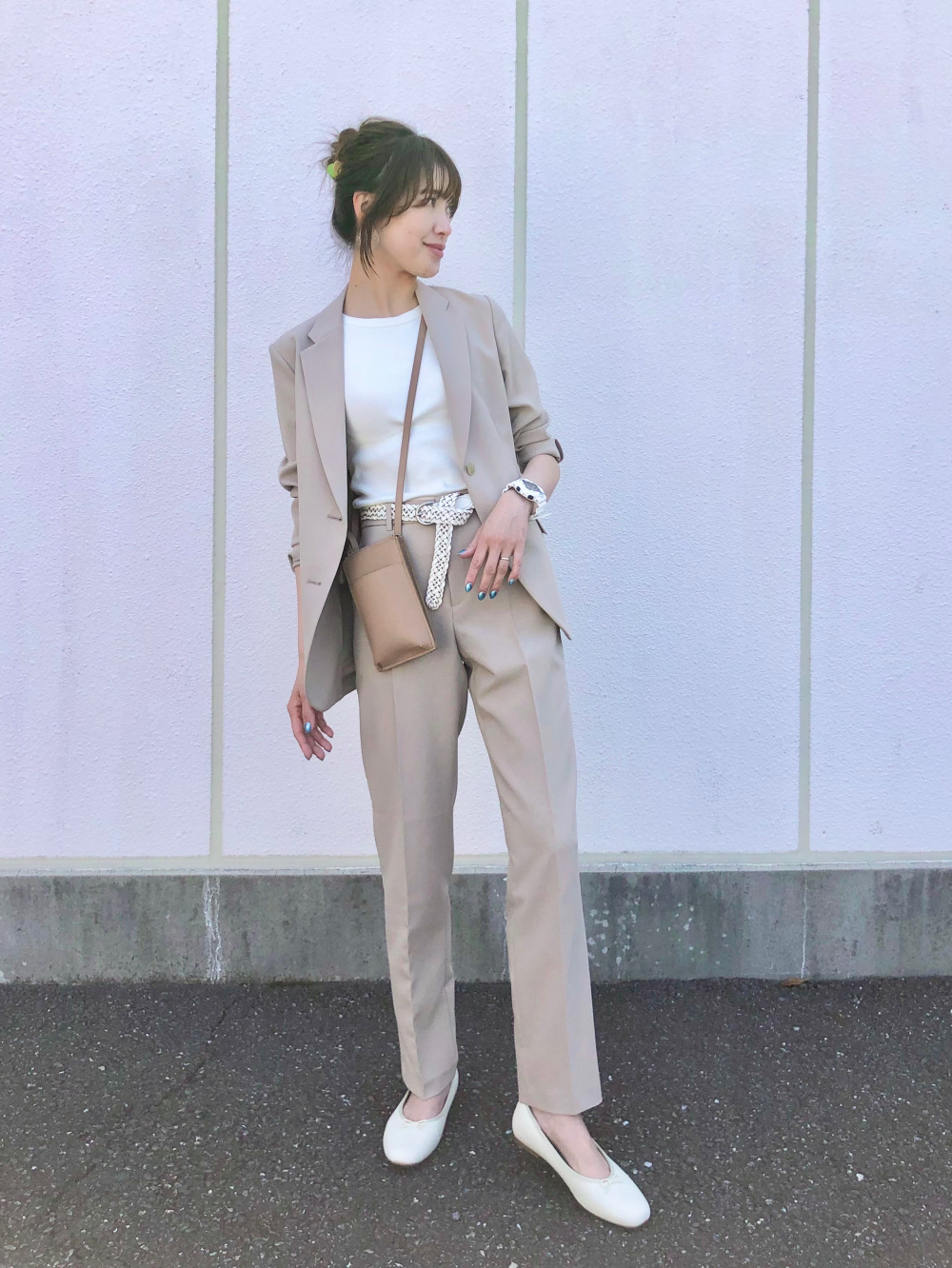 「ウルトラストレッチエアリズムワンピース（ノースリーブ・標準丈・112.5～123.5cm）、感動ジャケット セットアップ可能」の着用 ...