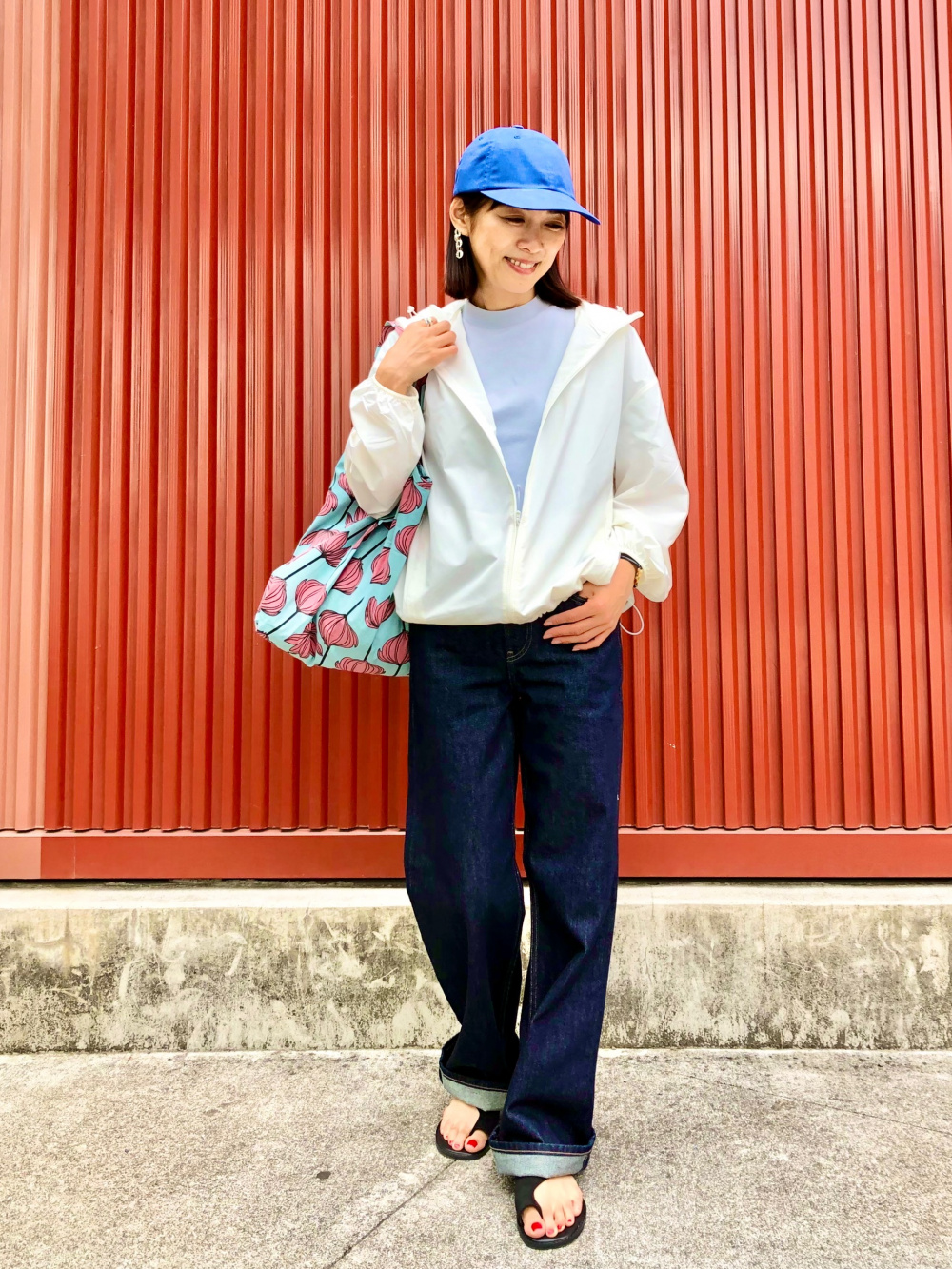 「エアリズムコットンT（半袖）」の着用コーディネート| ユニクロ