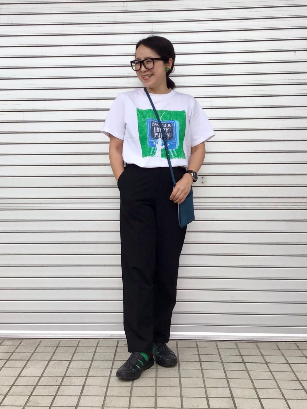 「リラックステーラードジャケット セットアップ可能、エクストラファインメリノリブタートルネックセーター（ボーダー・長袖）」の着用コーディネート ...