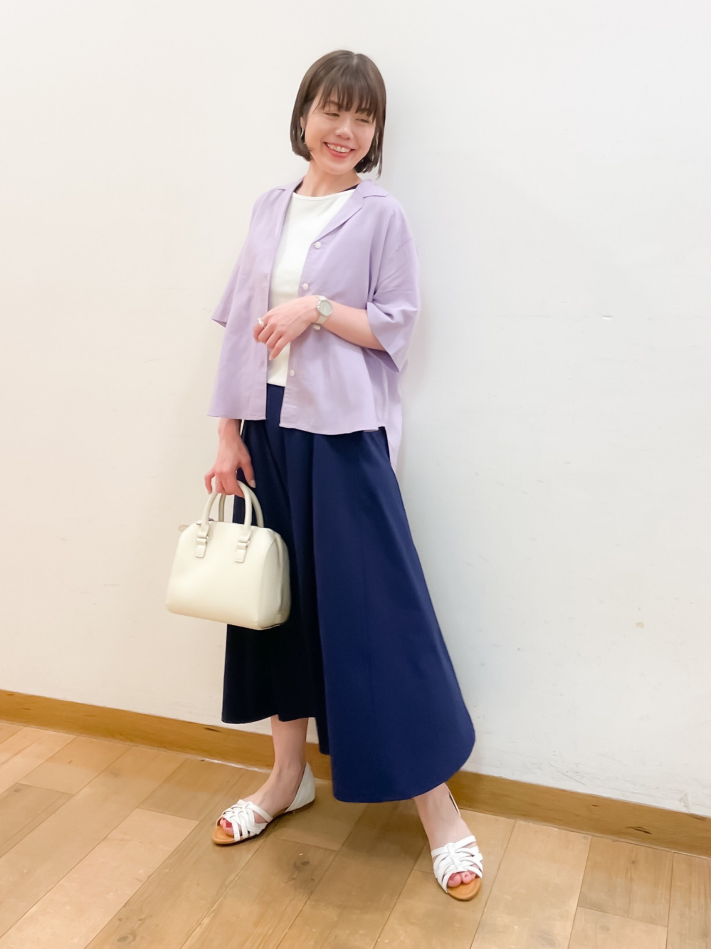 「ウルトラストレッチエアリズムワンピース（ノースリーブ・標準丈・112.5～123.5cm）、感動ジャケット セットアップ可能」の着用 ...