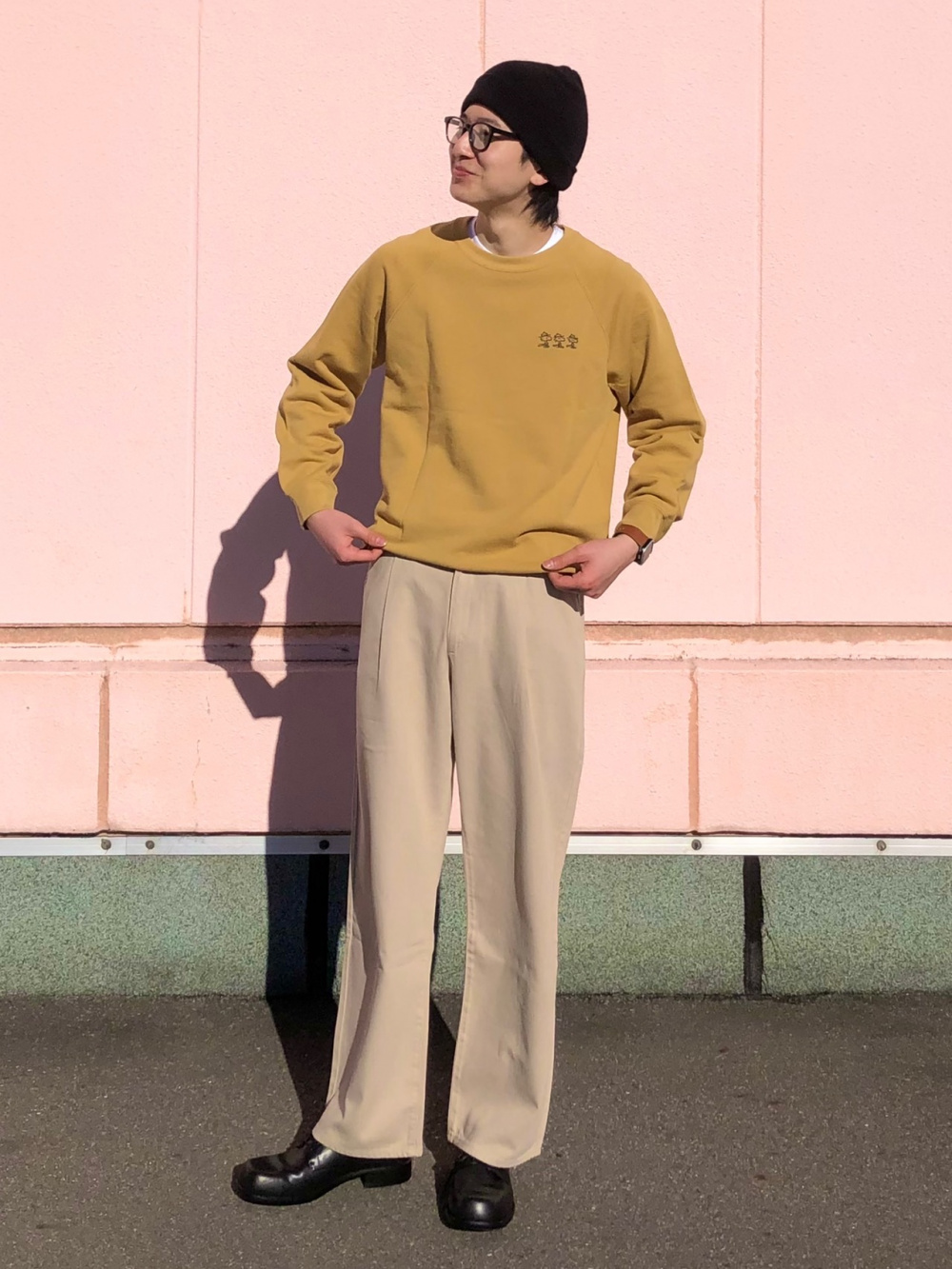 「感動ジャケット2WAYストレッチ（コットンライク・袖丈着丈標準）セットアップ可能、エアリズムコットンフルオープンポロシャツ（半袖）」の着用 ...