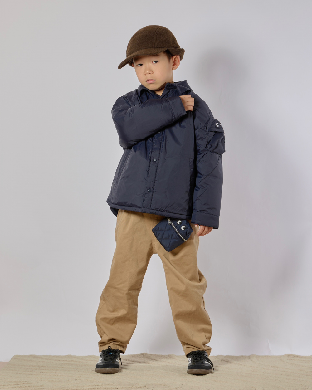 「KIDS PUFFTECH재킷、KIDS울트라스트레치카고조거팬츠」의 착용 스타일링 리스트 | UNIQLO