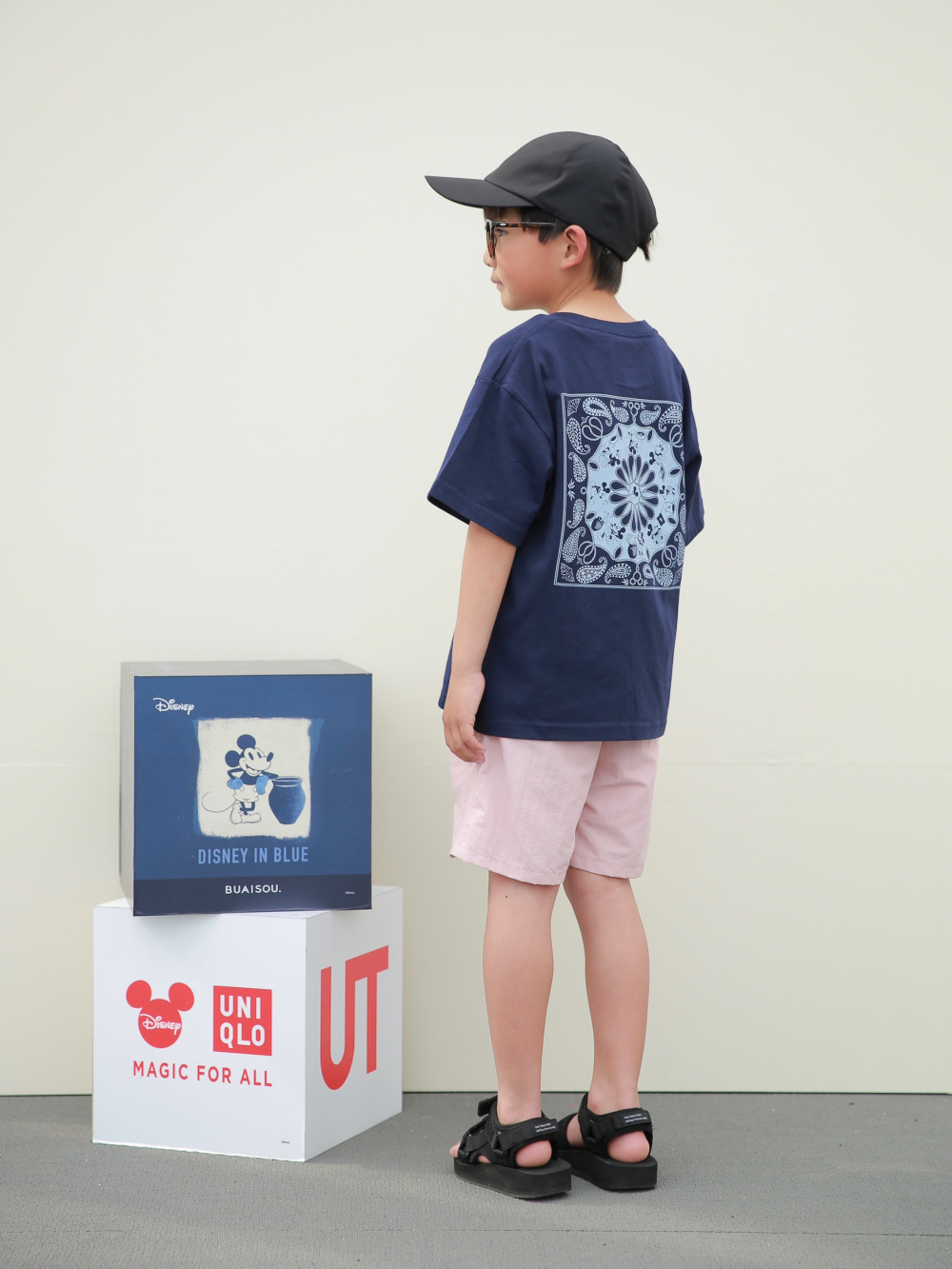 「KT1EASY/クルーネックT、ギアショートパンツ水陸両用」の着用コーディネート| ユニクロ公式