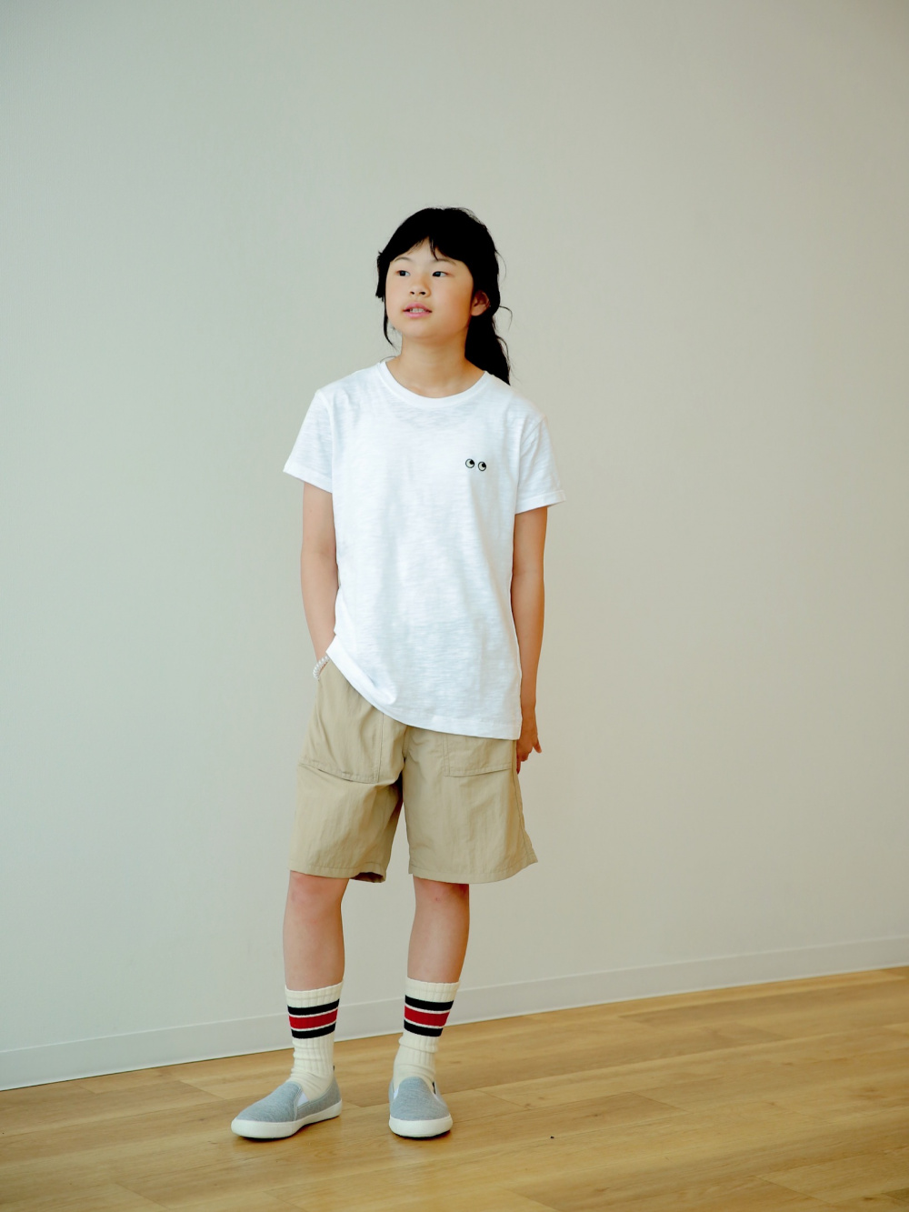 「KT1EASY/クルーネックT、ギアショートパンツ水陸両用」の着用コーディネート| ユニクロ公式