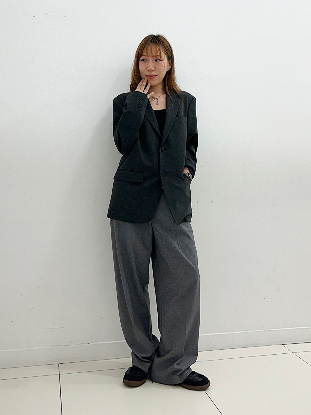 Check styling ideas for「Miracle Air Jacket (AirSense Jacket) (Wool Like ...