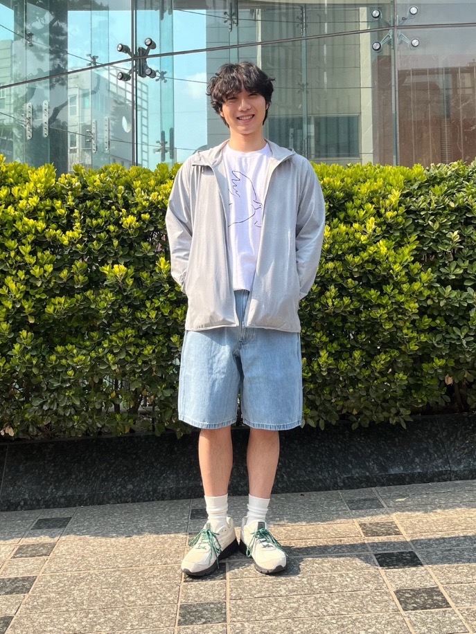 「DRY-EX UV PROTECTION풀집파카(프린트)、스트레이트진」의 착용 스타일링 리스트 | UNIQLO