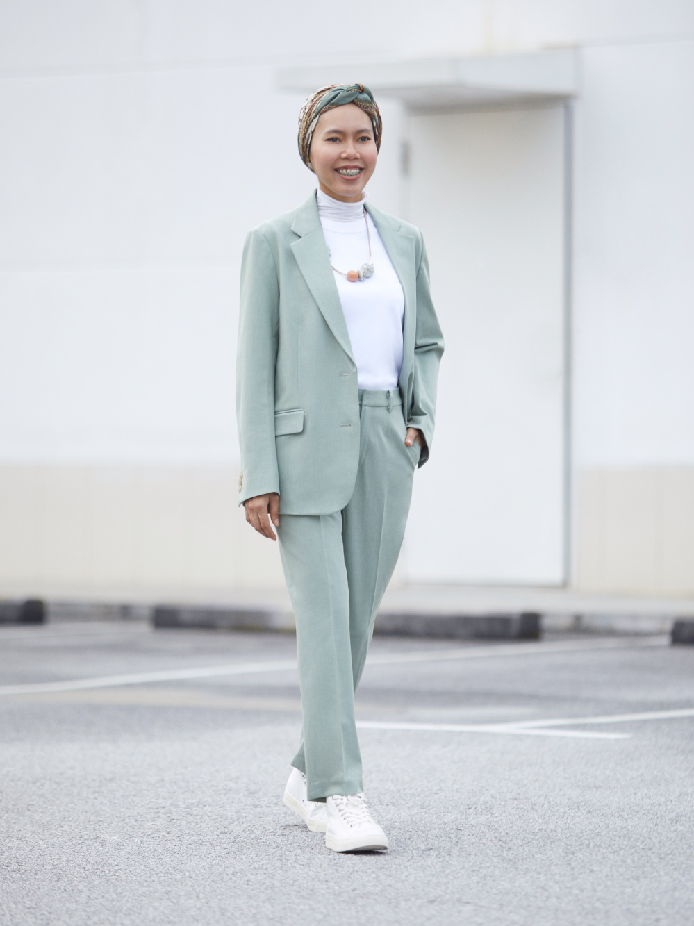Check styling ideas for「Relaxed Tailored Jacket、UV Protection Crew Neck ...