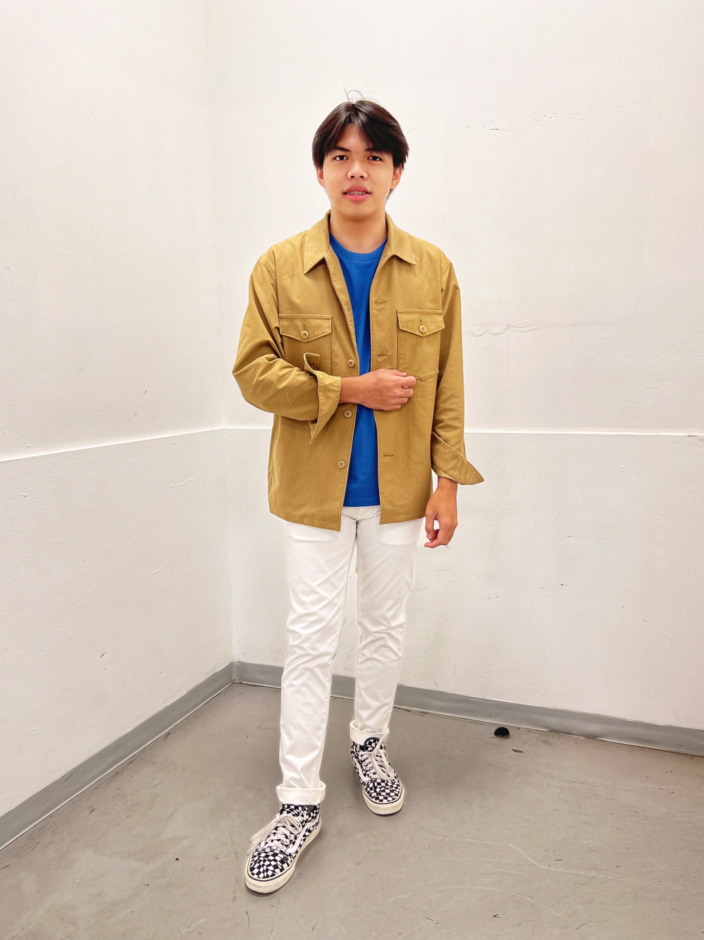 Check styling ideas for「Over Shirt Jacket (Jersey)」| UNIQLO PH