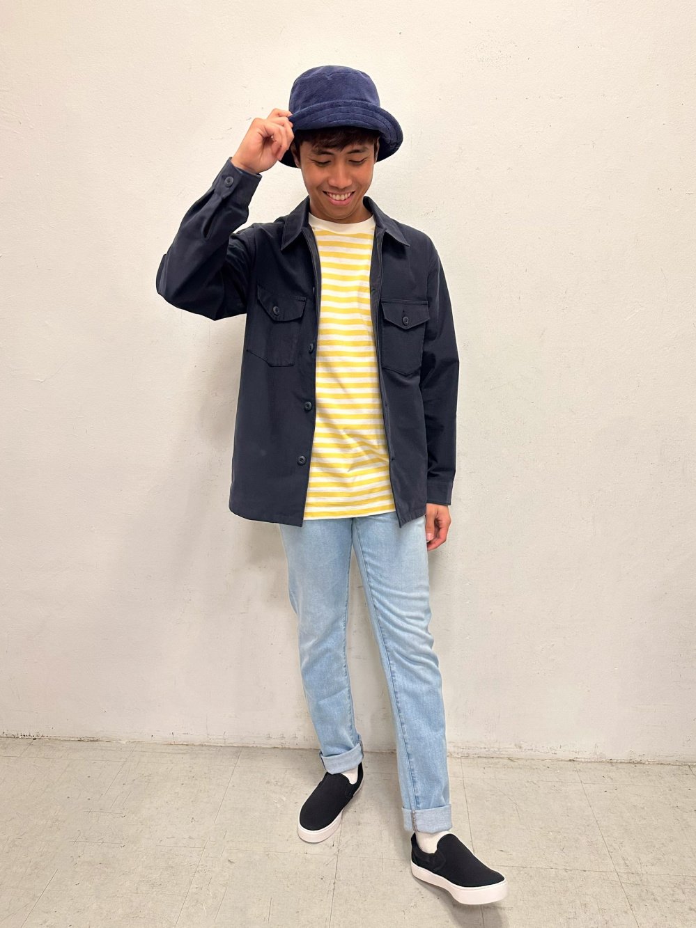 Check styling ideas for「Over Shirt Jacket (Jersey)」| UNIQLO PH