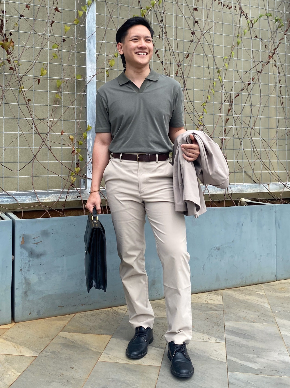 Check Styling Ideas For「airism Cotton Short Sleeve Polo Shirt Skipper