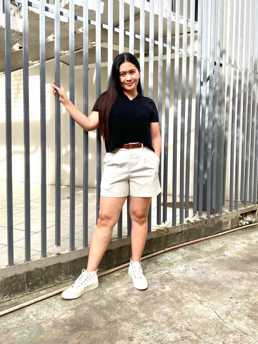 Check styling ideas for「Denim Panel Long Skirt、Clean Belt」| UNIQLO MY