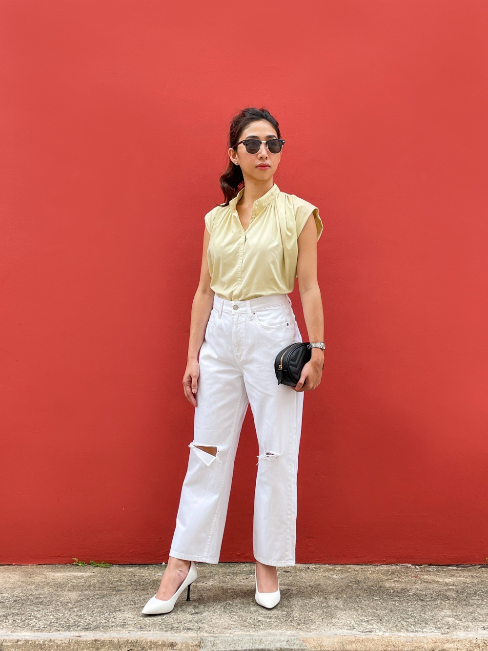 Check styling ideas for「Uniqlo U Gathered Sleeveless Shirt」| UNIQLO SG Check styling ideas for「Uniqlo U Gathered Sleeveless Shirt」| UNIQLO SG