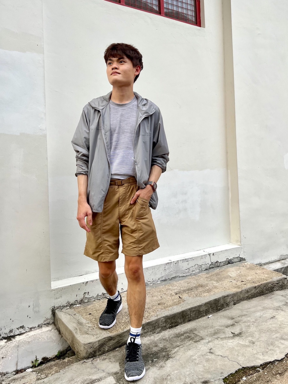Check styling ideas for「Pocketable UV Protection Parka」| UNIQLO IN Check styling ideas for「Pocketable UV Protection Parka」| UNIQLO IN