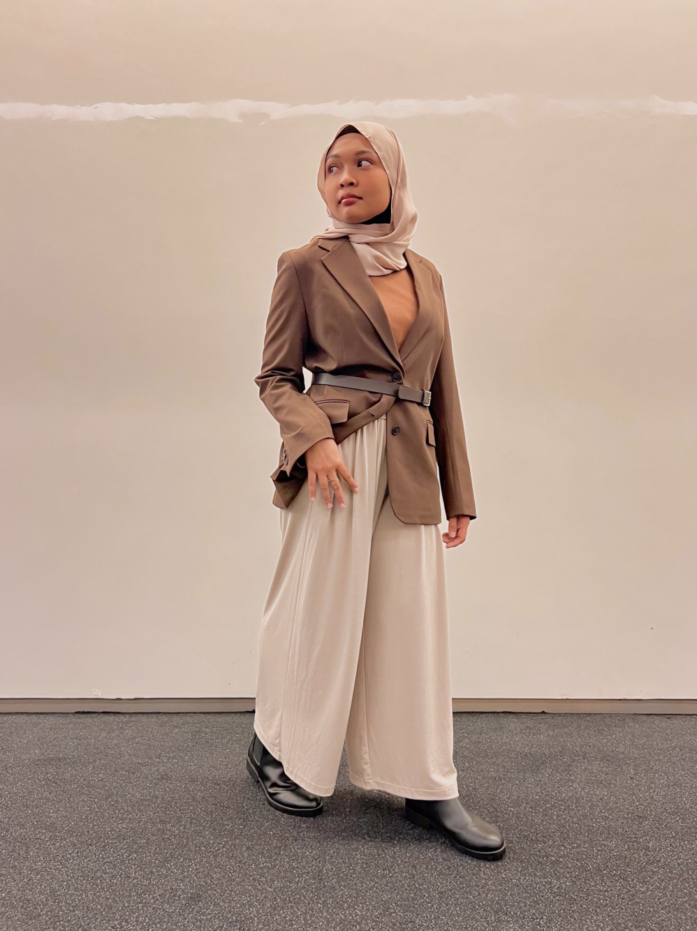 Check styling ideas for「Relaxed Tailored Jacket、UV Protection Crew Neck ...