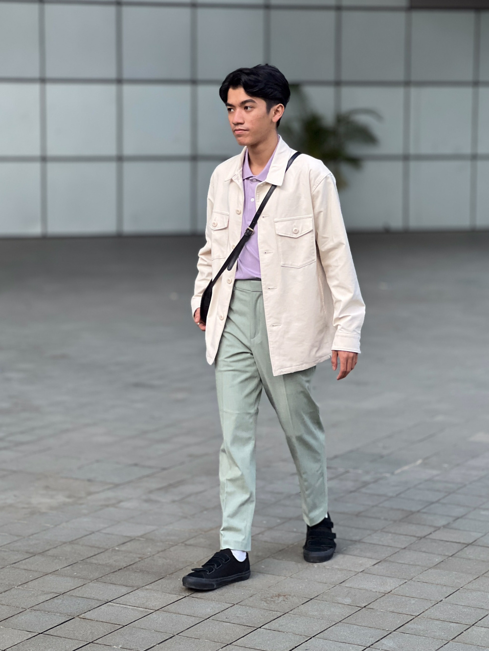 Check styling ideas for「Over Shirt Jacket (Jersey)」| UNIQLO PH