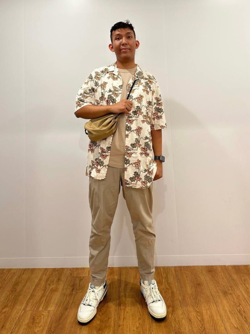 Check styling ideas for「Cotton Relaxed Ankle Pants、Fine Cloth Stretch ...