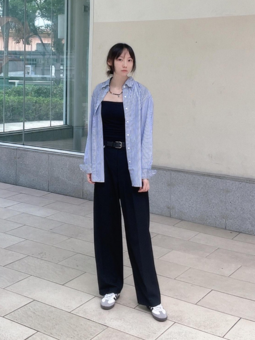 Check styling ideas for「Relaxed Tailored Jacket (Set Up)、Sheer Volume ...