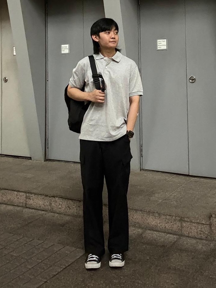 Check styling ideas for「DRY Pique Short Sleeve Polo Shirt、Smart Ankle ...